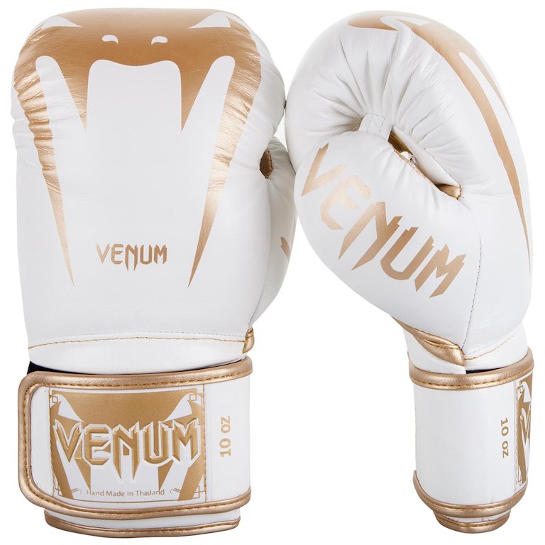 VENUM GIANT 3.0 – NAPPA LEATHER – WHITE/GOLD RUKAVICE ZA BOKS