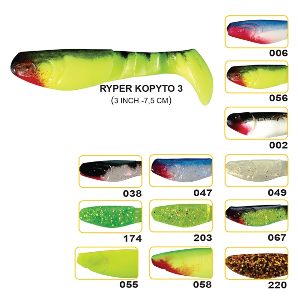 SHAD RELAX - RYPER KOPYTO 7,5cm