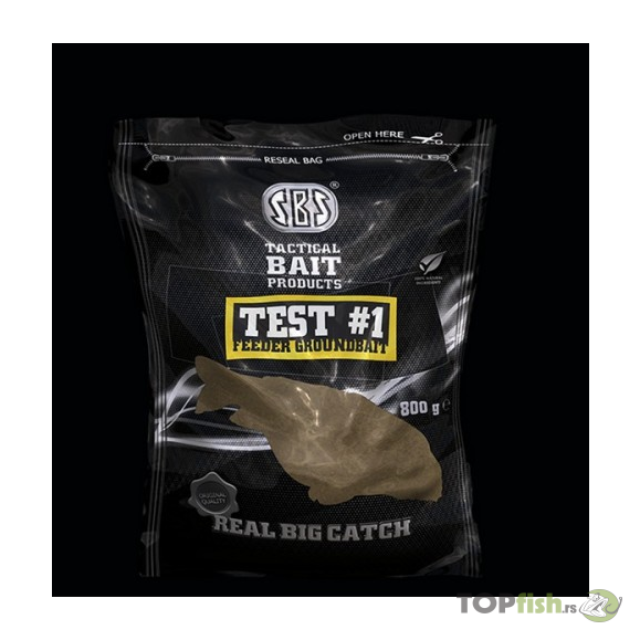 SBS Test 1 Feeder Groundbait Natural 800gr