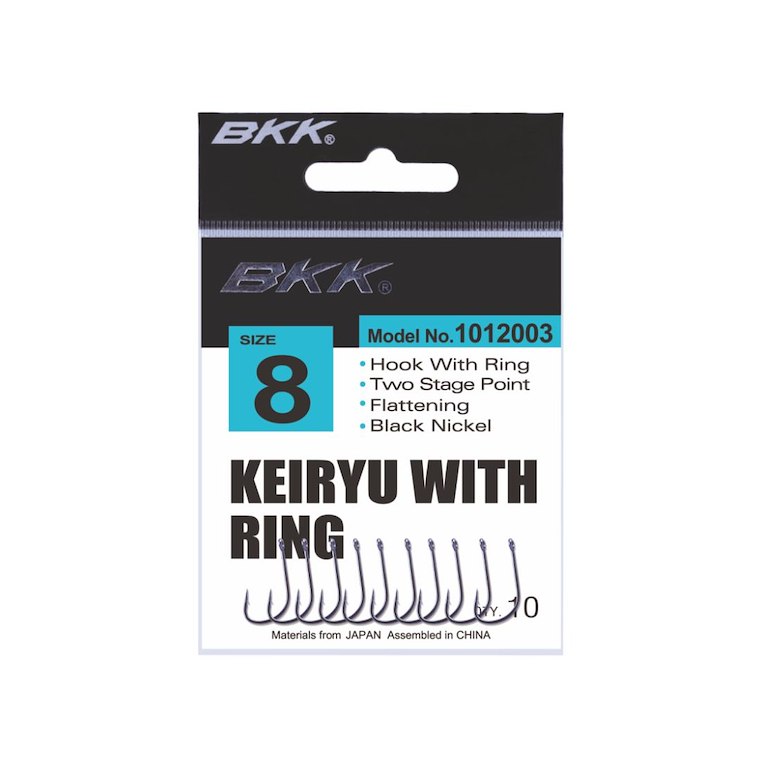 BKK Keiryu With Ring Hook #8 BN1012003