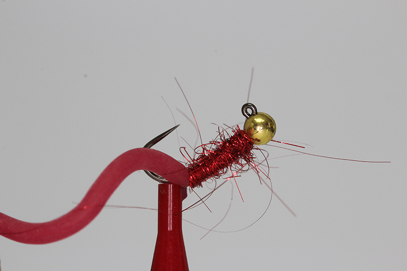 Hand Made Squirmy Worm Red