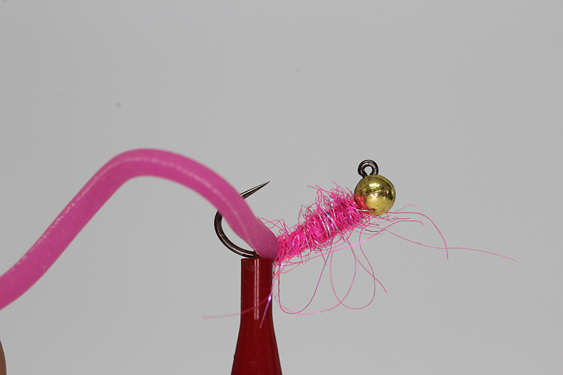 Hand Made Squirmy Worm Pink