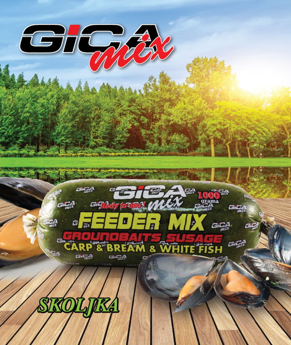 Gica Mix Feeder Salama 1kg Školjka