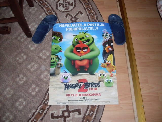 Filmski plakat 10 - Angry Birds 2 Film 48x68
