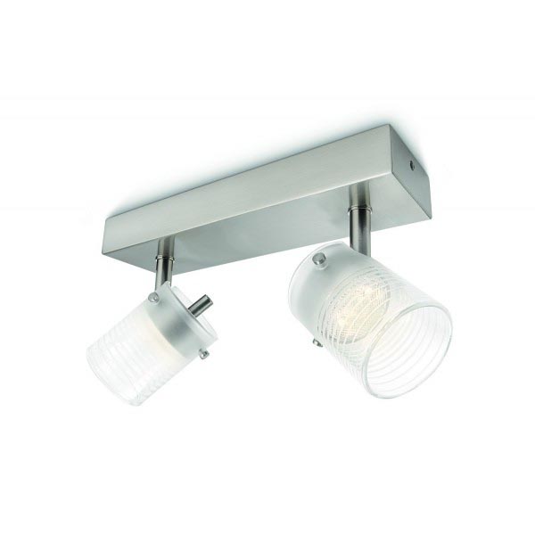 Plafonjera TOILE bar/tube bela 2x3W SELV Philips 53262/67/16
