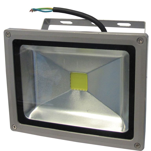 LED reflektor 20W 230V 50/60Hz IP65, srebrni ELR002