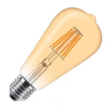 LED filament sijalica dimabilna toplo bela 6W ( LS-ST64FDA-WW-E27/6 )