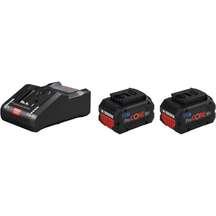 Bosch akumulatorski set Bosch 18V 2 x PROCORE 18V 8,0Ah + GAL 18V-160 C Power Boost punjač