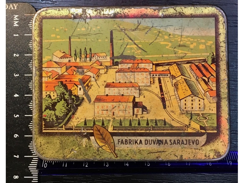 limena kutija KJ fabrika duvana Sarajevo
