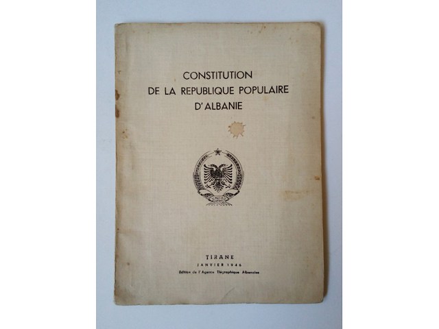 Ustav republike Albanije 1946 - na francuskom
