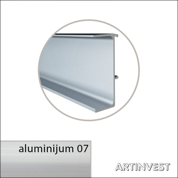 Sistem GOLA Uni profil za fioke vertikale širine G38-48,2mm Aluminium 07