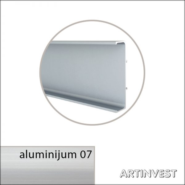 Sistem GOLA Uni profil za fioke vertikale širine G39- 66.2mm Aluminium 07