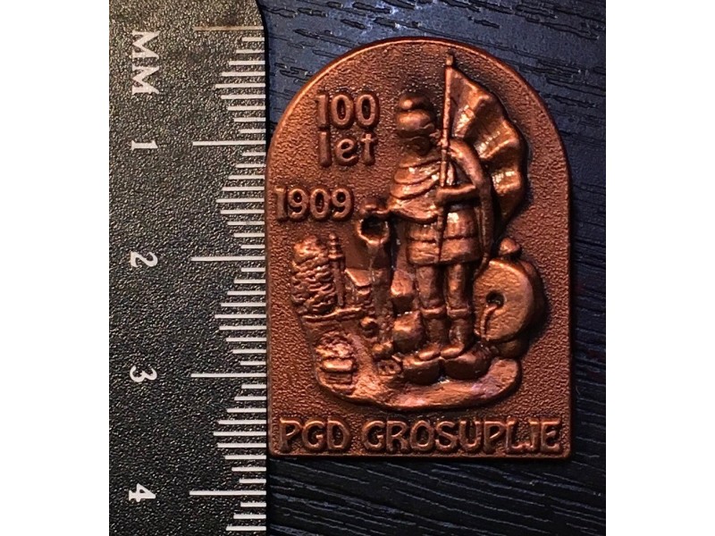 oznaka 100 let 1909.god. PGD Grosuplje