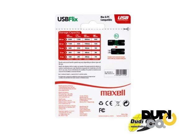 MAXELL USB FLIX 2.0 8GB