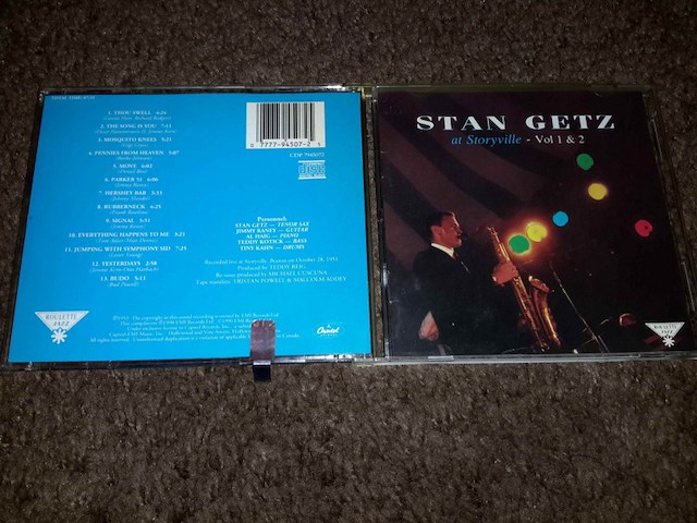 Stan Getz - At Storyville, Vol 1 &; 2 , ORIGINAL