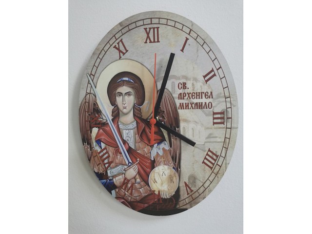 Zidni sat Sv.MIHAILO  29.5cmx23,5 cm