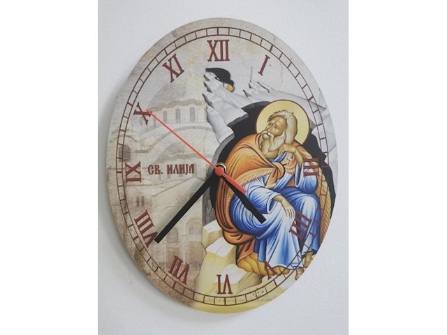 Zidni sat Sv.ILIJA  29.5cmx23,5 cm