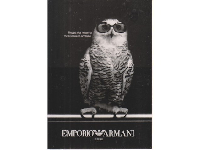 EMPORIO ARMANI - promocarad