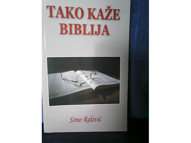 TAKO KAŽE BIBLIJA-SIMO RALEVIĆ