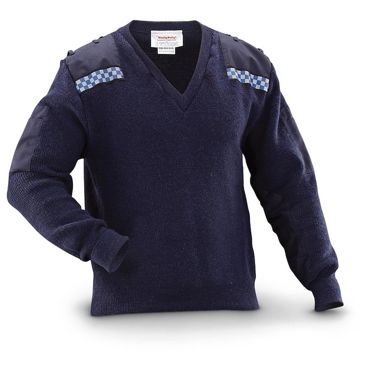 Windproof džemper britanske policije