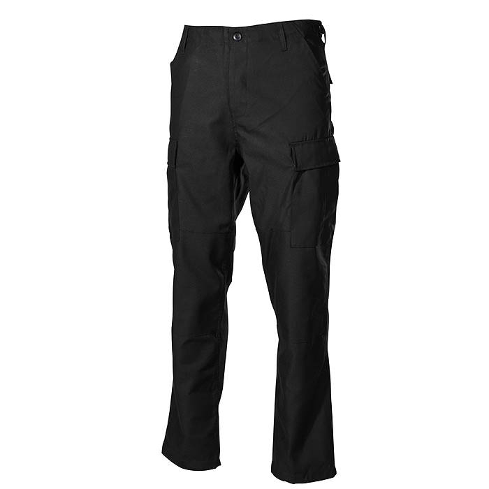 Pantalone BDU crne ojačane