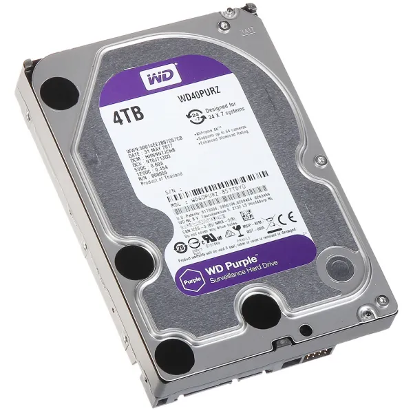 Hard disk WD Purple WD40PURX 4TB SATA3