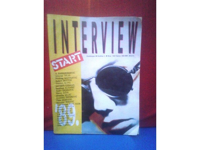 START INTERVIEW GODIŠNJAK, 1989.