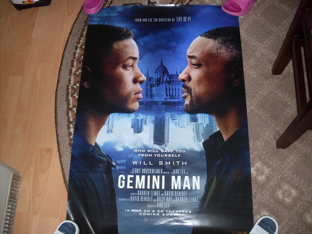 Filmski plakat 15 - Gemini Men (Vil Smit) 102x69