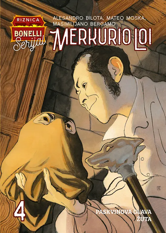 Čarobna knjiga MERKURIO LOI 4: Paskvinova glava / Žuta