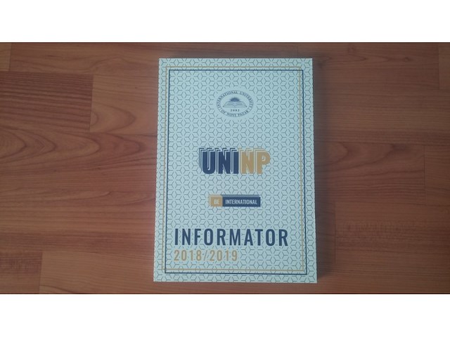 Informator 2018/2019, Univerzitet Novi Pazar