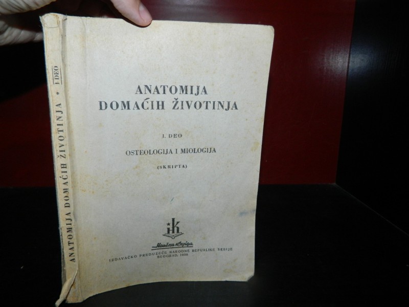 Antomija domaćih životinja - osteologija i miologija