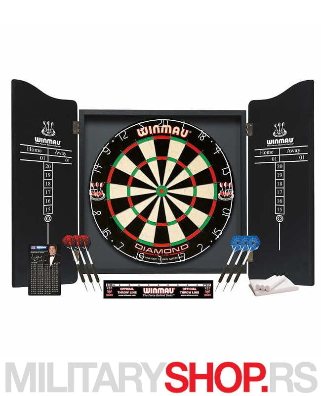 WINMAU profesionalni Black Ash Pikado Dart Set