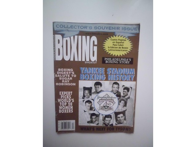 INTERNATIONAL BOXING DIGEST - časopis o boxu