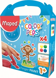 MAPED boje za prste 80g X4