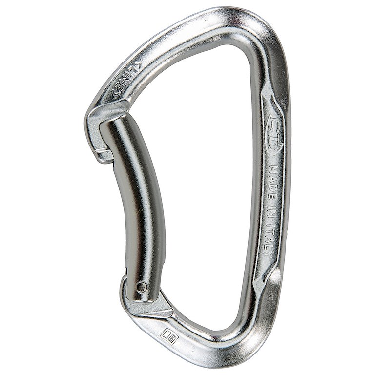 CT KARABINER LIME BENT GATE