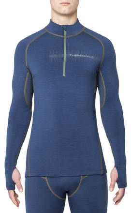 THER. MERINO ARCTIC M SHIRT LS 1/2 ZIP D.B. L