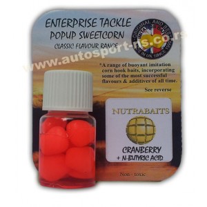 NUTRABAITS "CRANBERRY" ENTERPRISE TACKLE POP UP SWEETCORN