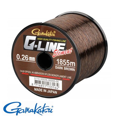 Gamakatsu G-Line Element najlon Dark Brown- Tamno braon