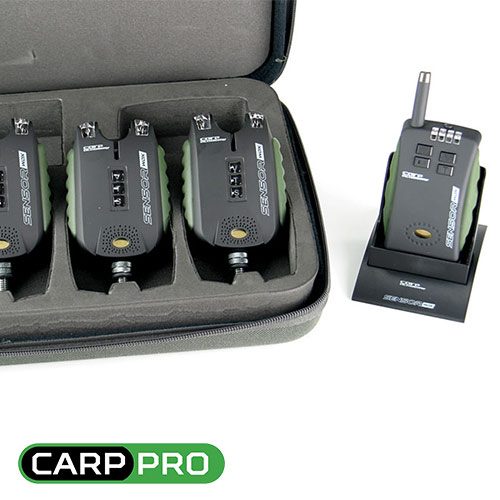 Carp Pro Sensor Bite Alarm Set WDX 3+1