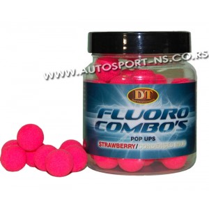 FLUORO POP UPS 15MM "STRAWBERRY/CONDENSED MILK"