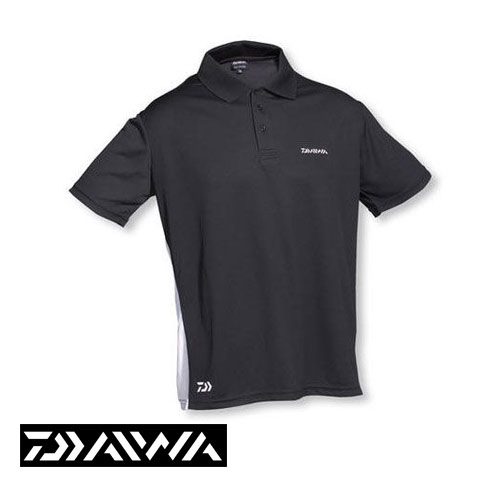 Majica Daiwa D-VEC Polo-Shirt crna -L
