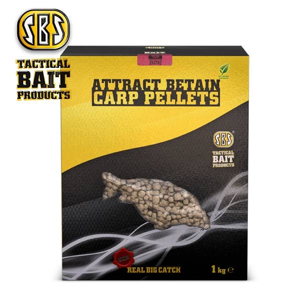 SBS Attract Betain Carp Pellets – 6 mm 1kg