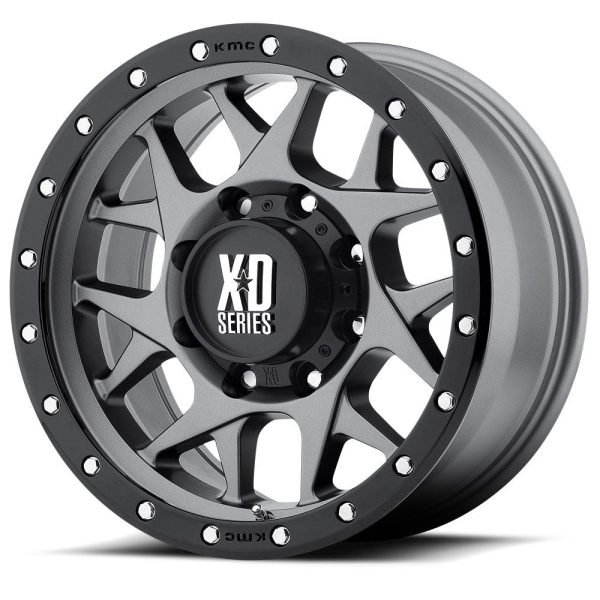 Felne KMC XD 127 Bully gray and black 17×8.5