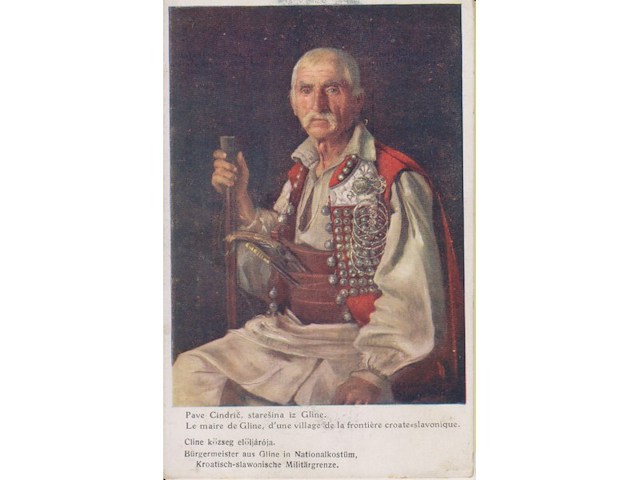 Pavle Cindrič: Starešina iz Gline, iz 1930.