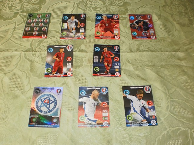 EURO 2016 - Panini Adrenalin XL kartice-Ceska-Slovacka