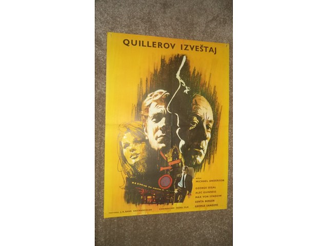 filmski plakat broj 427: QUILLEROV IZVEŠTAJ