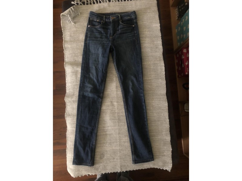 H&M CONSCIOUS& DENIM FARMERKE! Visok struk 26