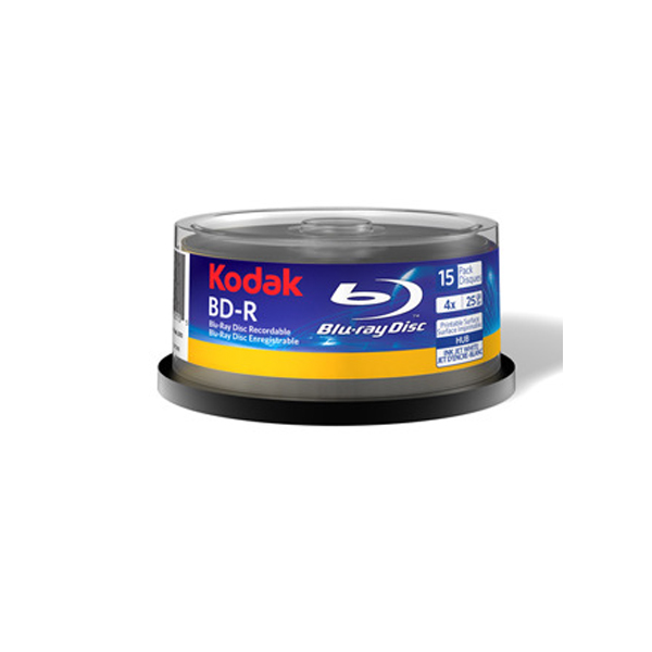 Kodak BD-R 25GB 4x, 15 kom na štapu, Blu-Ray 3936248