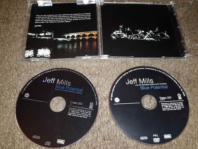 Jeff Mills - Blue potential CD+DVD , ORIGINAL