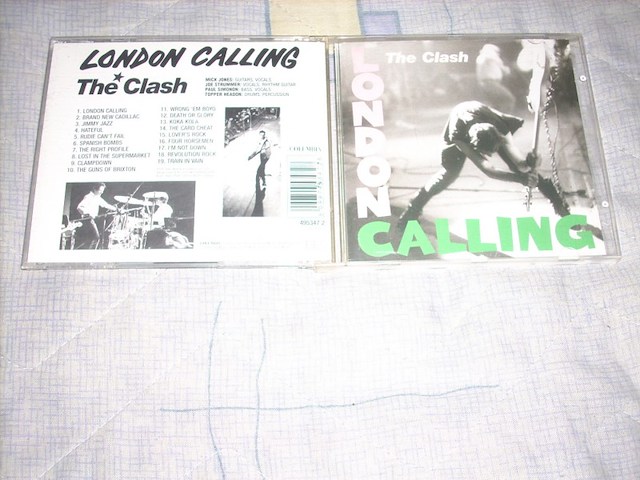 The Clash ‎– London Calling CD Columbia UK 1999.